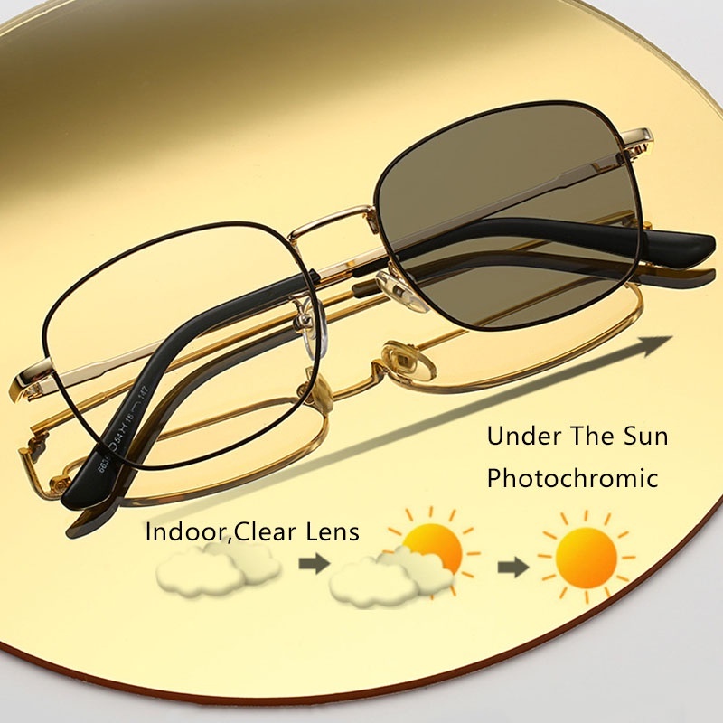 Photochromic Anti Radiation Eyeglasses for Women/Men Frame Shades UV400 ...
