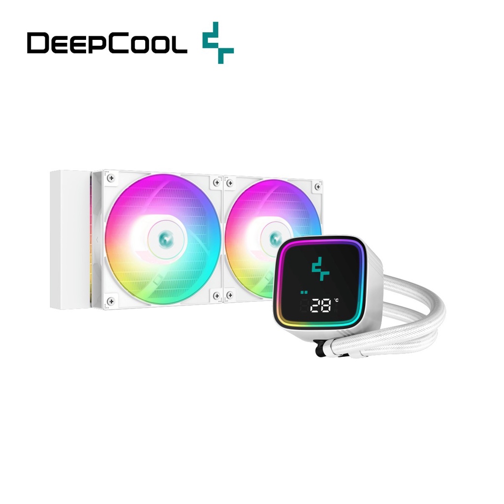 DEEPCOOL LS520 SE DIGITAL WH CPU LIQUID COOLER (R-LS520-WHAMMD-G-1 ...