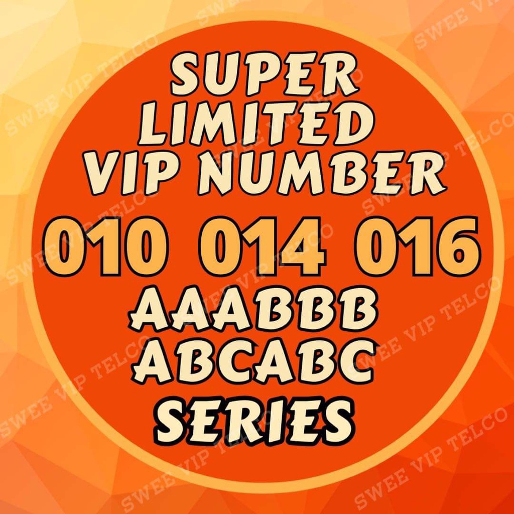 Super Limited AAABBB ABCABC Series VIP Numbers Malaysia Beautiful Phone ...