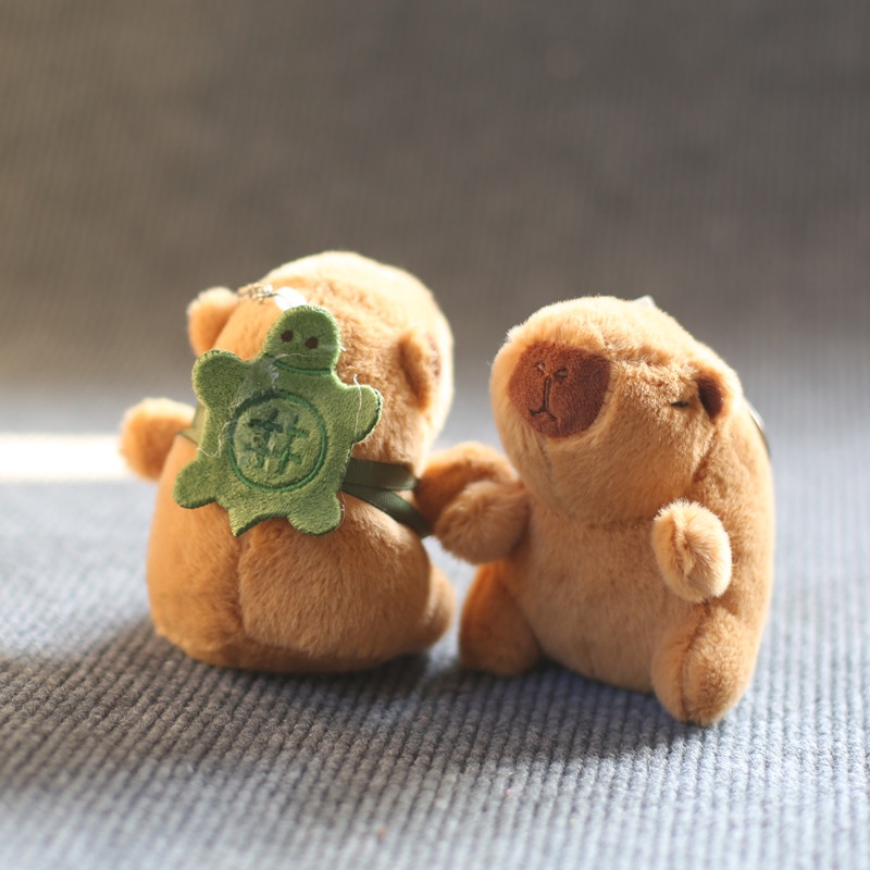 Capybara Keyring Cartoon Brown Capibala Keychain Pendant ShapeKey Fun ...