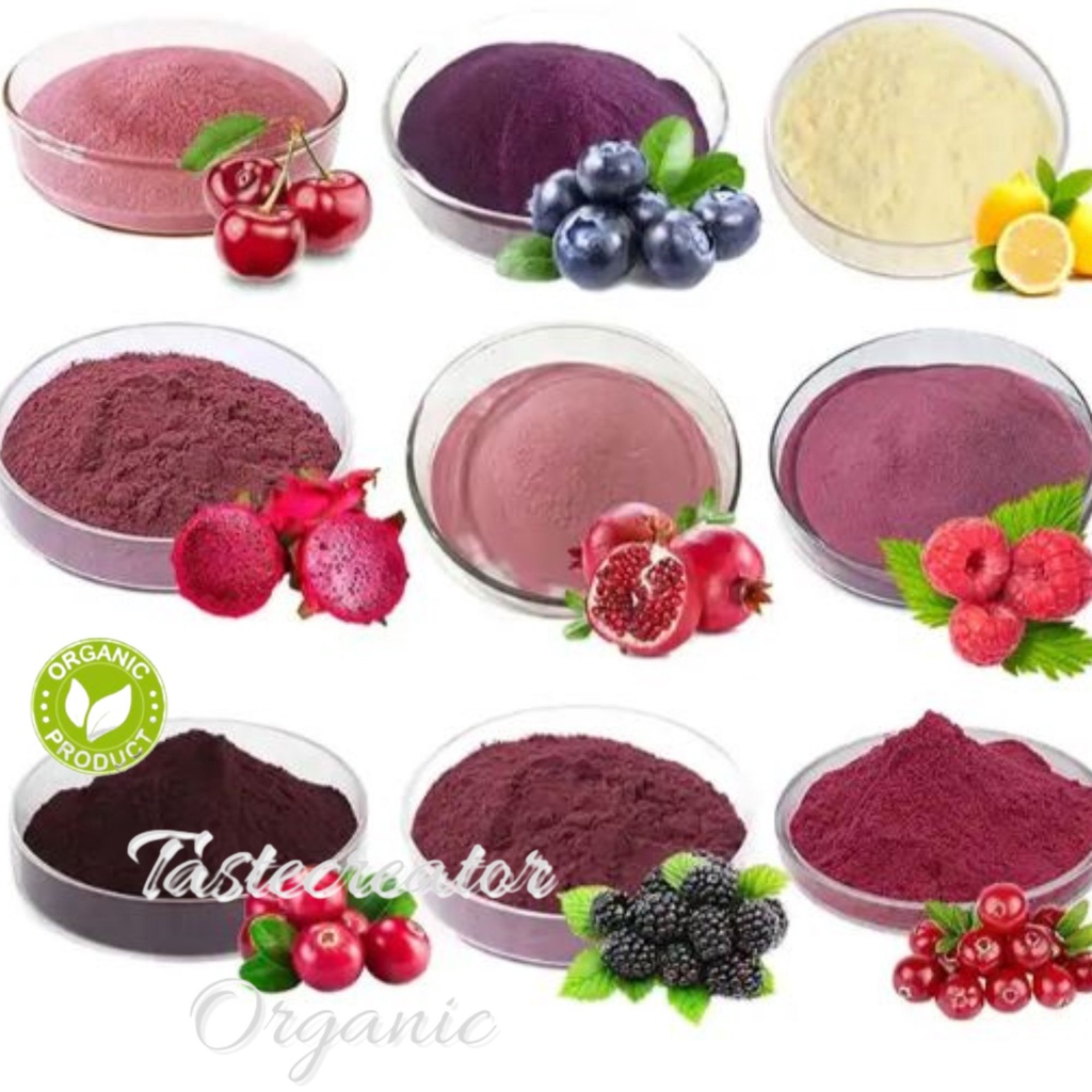 Fruit powder 100g Halal orange lychee strawberry mango pineapple peach ...
