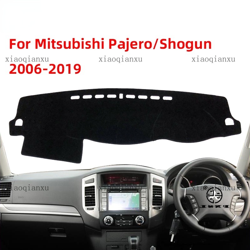 For Mitsubishi Pajero Shogun Montero 2006~2019 V80 V87 V93 V96W V97 Car Dashboard Cover Pat Dash ...