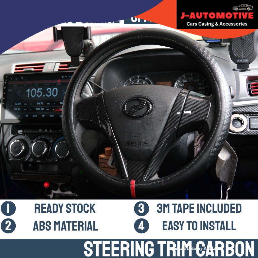 Perodua BEZZA Interior Aircond Dashboard Steering Trim Cover casing ...