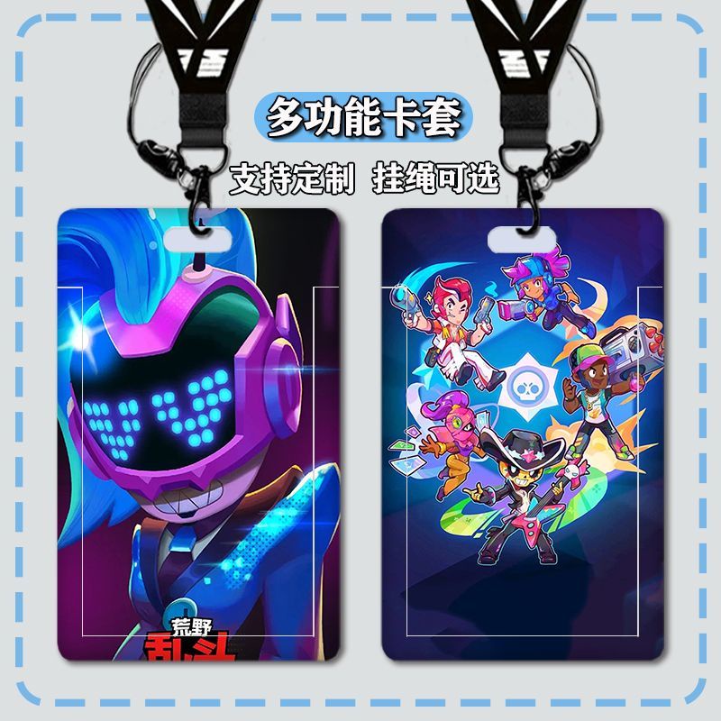 Brawl Stars BS Card Holder Custom Student ID Personal ID Card Case Bank ...