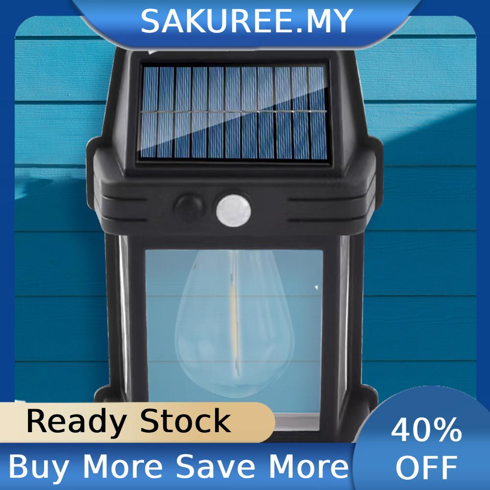 Smart Sensor Tungsten Lamp Outdoor Wall Lamp Solar Safety Lamp | Shopee ...