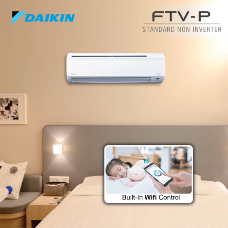 Daikin Wifi R32 Smart Control Air Conditioner (1.0HP FTV28PB/1.5HP ...