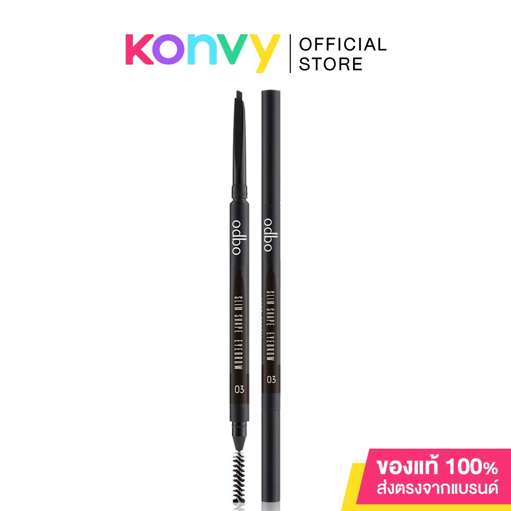 ODBO Slim Shape Eyebrow Auto Pencil 0.1g Rotating Stick Lock. | Shopee Malaysia