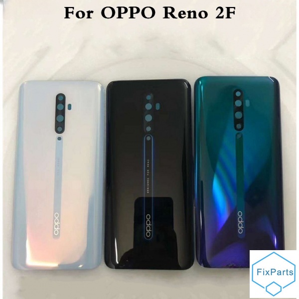 Oppo reno 2F 2 f Back Case Cover Glass Back Cover Battery Cover Middle ...