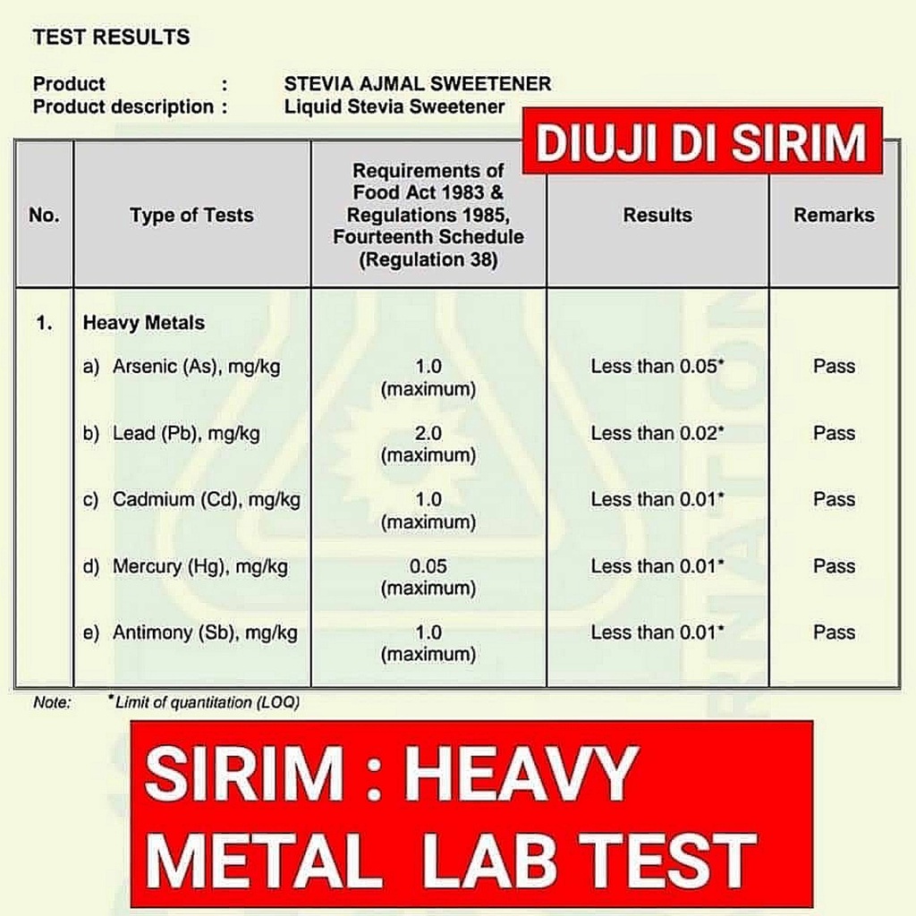 STEVIA ALAJMAL Sweetener Rebaudiana AJMAL No Calories Penganti Gula ...