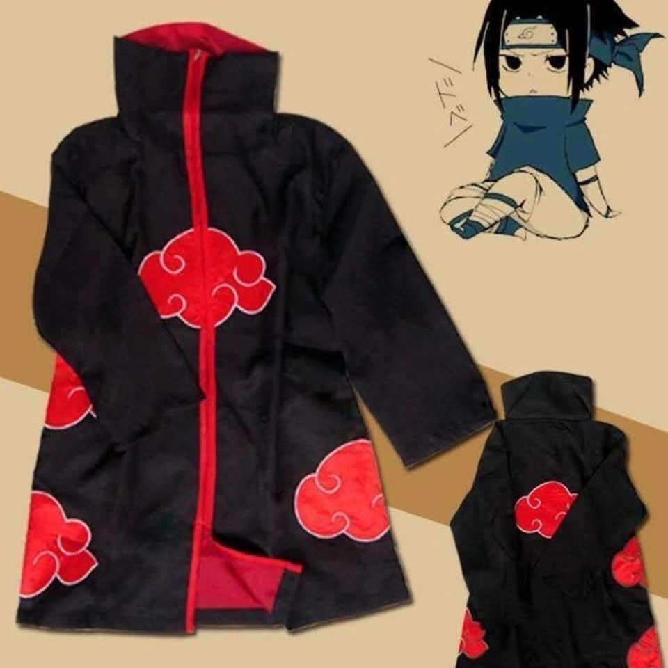 [Ready ] Naruto Xiao Organization cos Clothes Naruto Sasuke Anime Cloak ...
