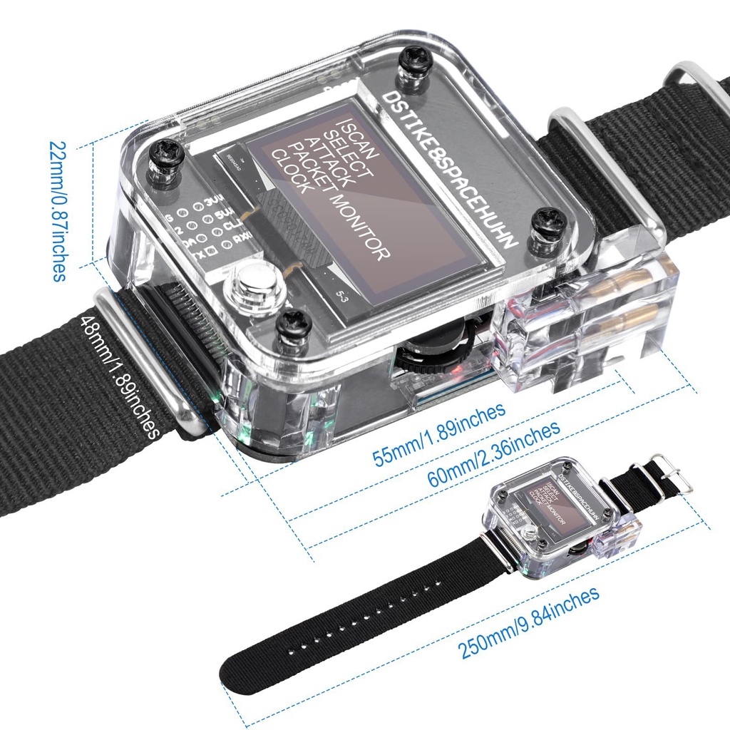 ESP8266 chip WiFi DSTIKE Deauther Watch V3 | Shopee Malaysia