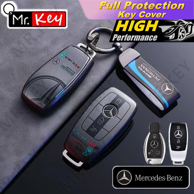 【Mr.Key】Rancing Style TPU Key Case Cover For Mercedes Benz AMG C S E ...