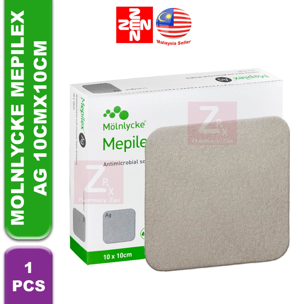 [1 PC] Molnlycke Mepilex Ag 10cm x 10cm (1 piece)(287110) | Shopee Malaysia
