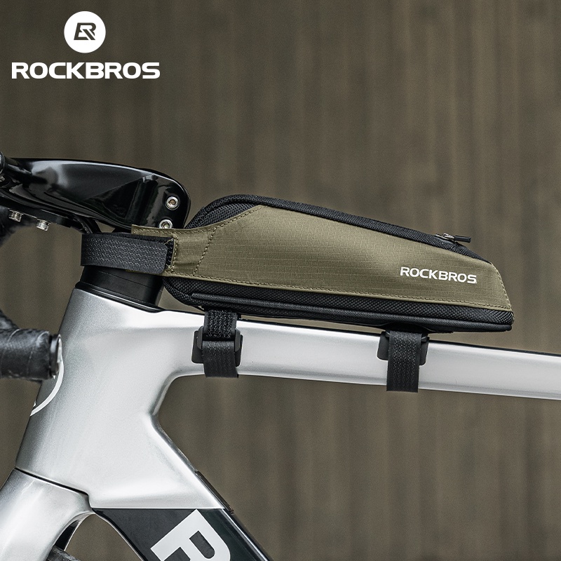 ROCKBROS Bicycle Front Tube Bag Big Capacity Durable Convenient ...