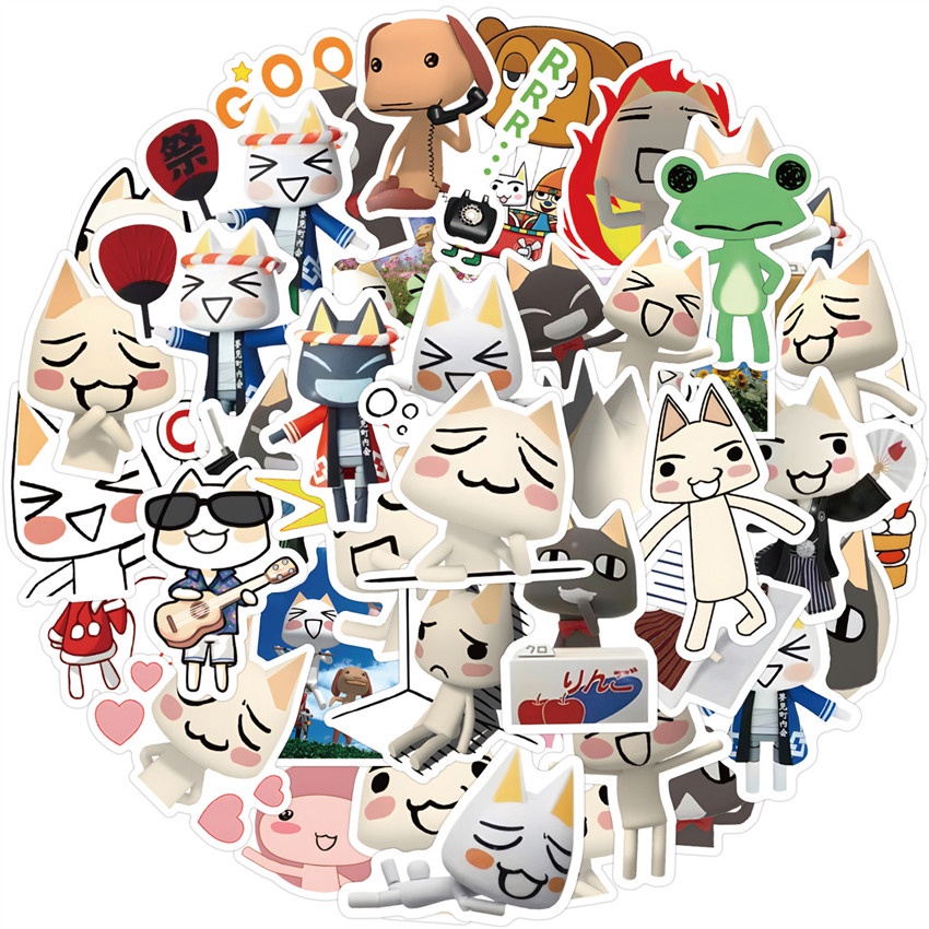 50Pcs/Set Inoue Toro Series 03 Stickers Fashion DIY Waterproof Decals ...