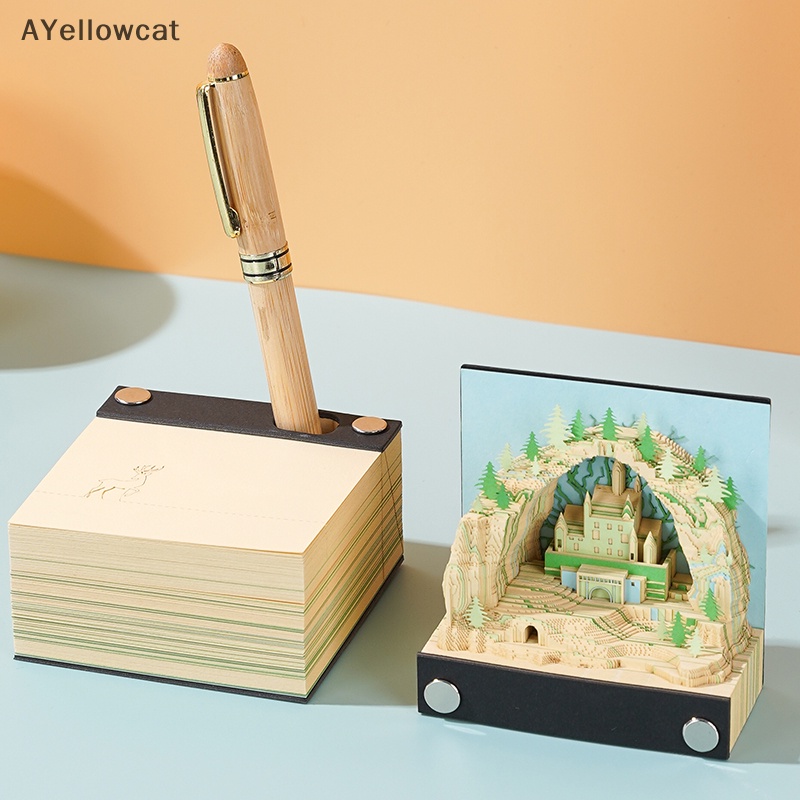 AY Desk Calendar,2024 Calendar Memo Pad,Creative Desk Calendar DIY ...