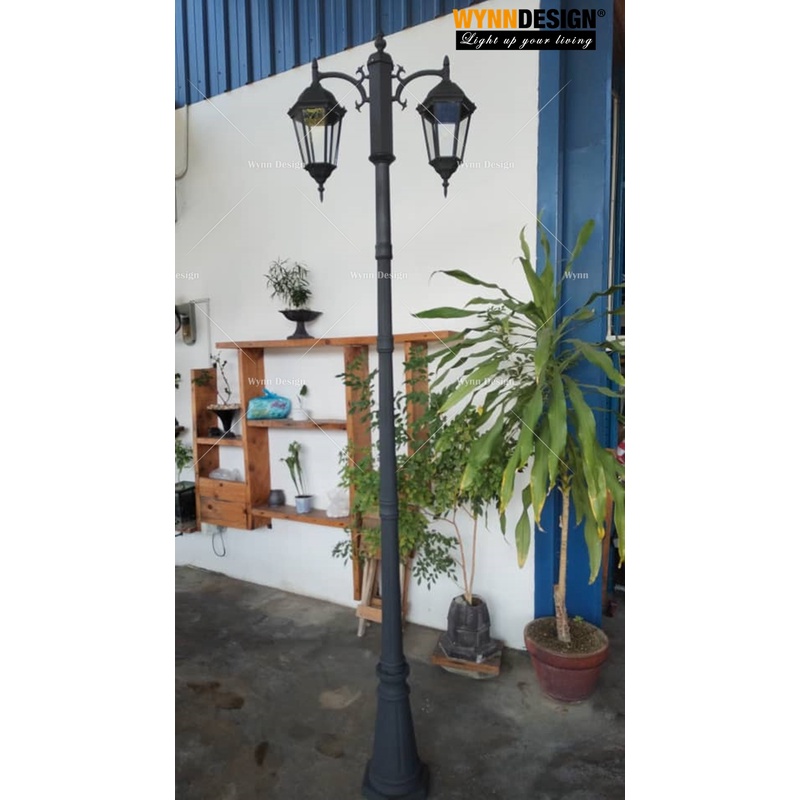 Wynn Design Outdoor High Pole Garden Lantern Light Lampu Tiang Tinggi ...
