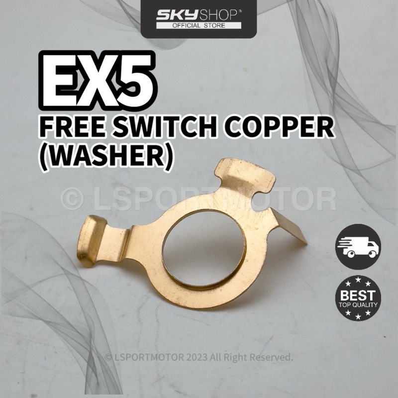 HONDA EX5 FREE SWITCH COPPER (WASHER) FREE GEAR NEUTRAL SWITCH ROTOR ...