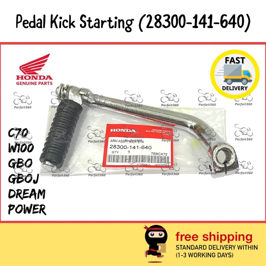 HONDA EX5 DREAM / POWER / W100 / GBO / GBOJ / C70 Kick Crank Starter / Engkol / Kaki Starting ...