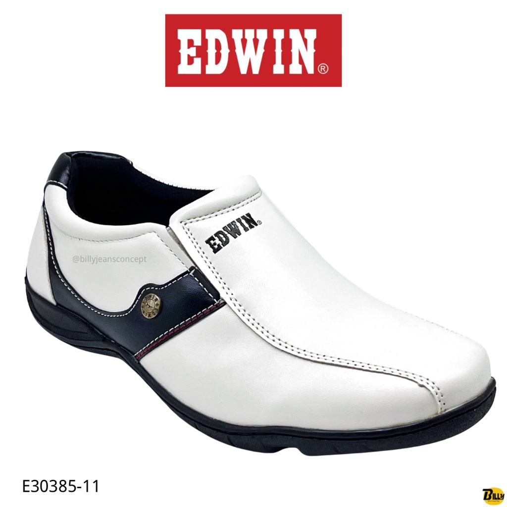 EDWIN Brand Men’s Comfort Casual Slip On PU Leather Mocassin Shoes ( E30385-11 ) | Shopee Malaysia