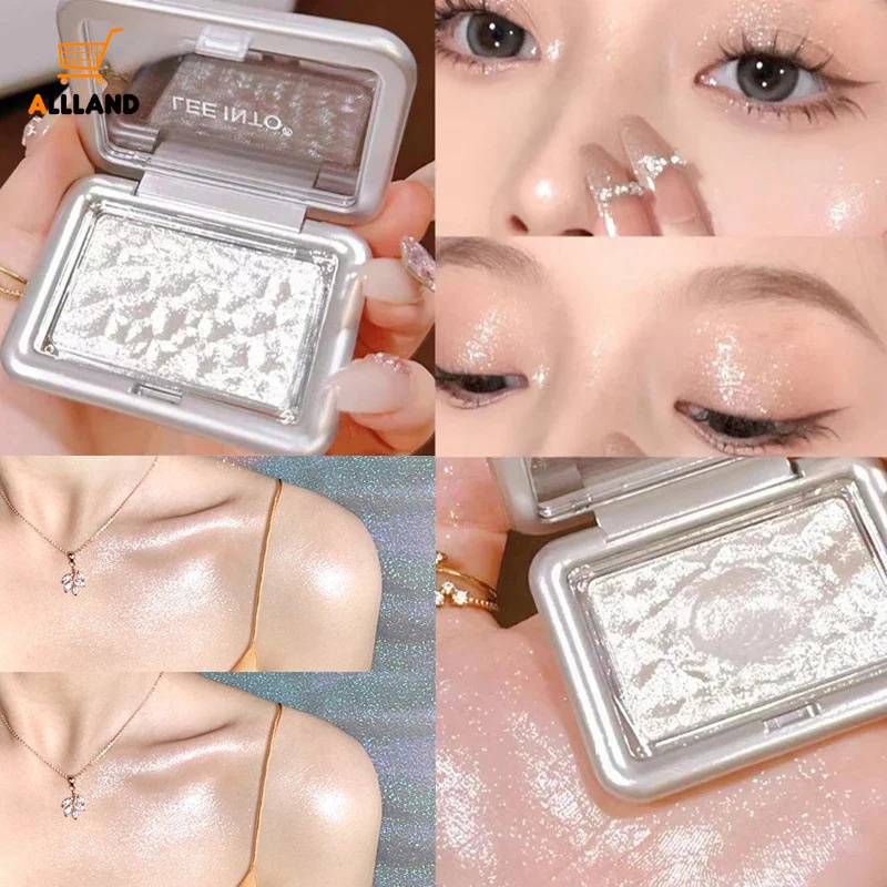 Shimmer Brighten Highlighter Powder Face Long Lasting Glitter Pearl ...