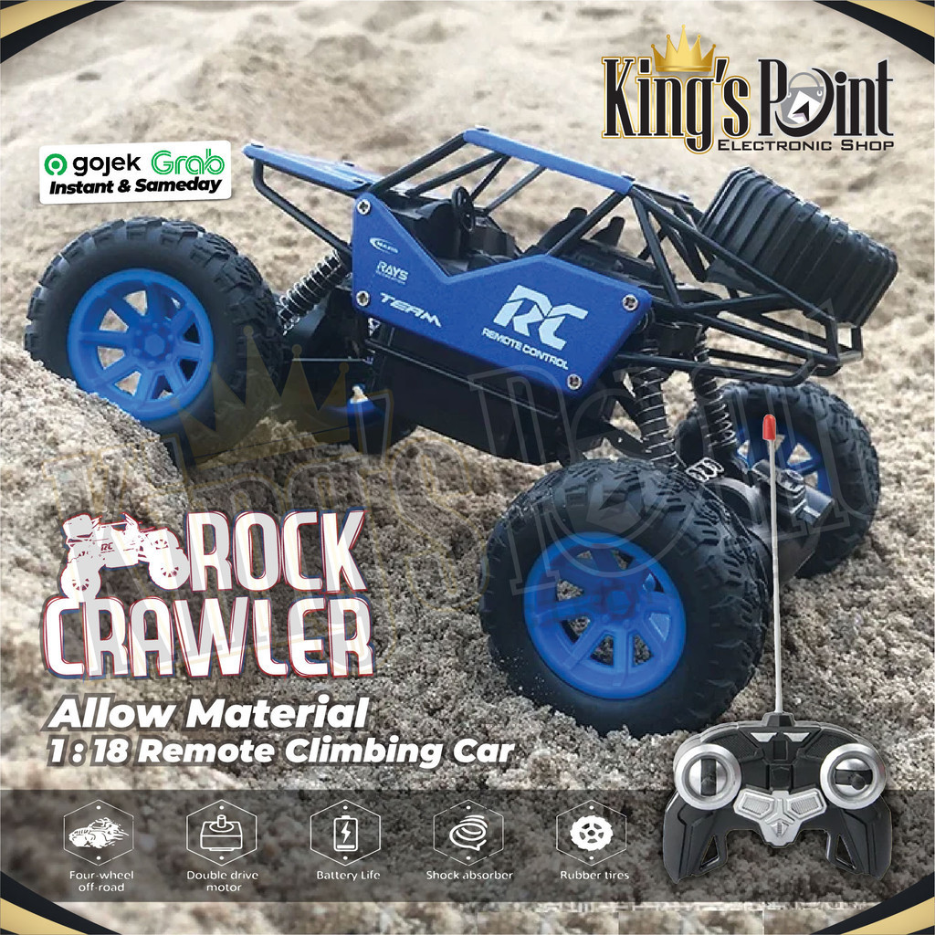 Rc Toy Car REMOTE CONTROL ROCK CRAWLER RC 533 1:18 Monster Truck ...