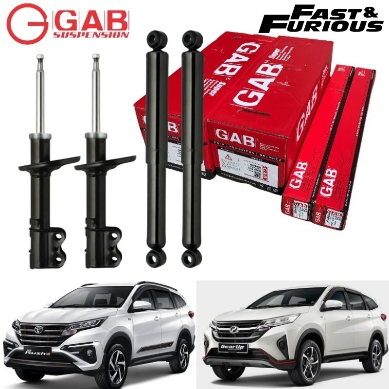 ORIGINAL GAB PERODUA ARUZ, TOYOTA RUSH F800 FRONT DEPAN, REAR BELAKANG ...