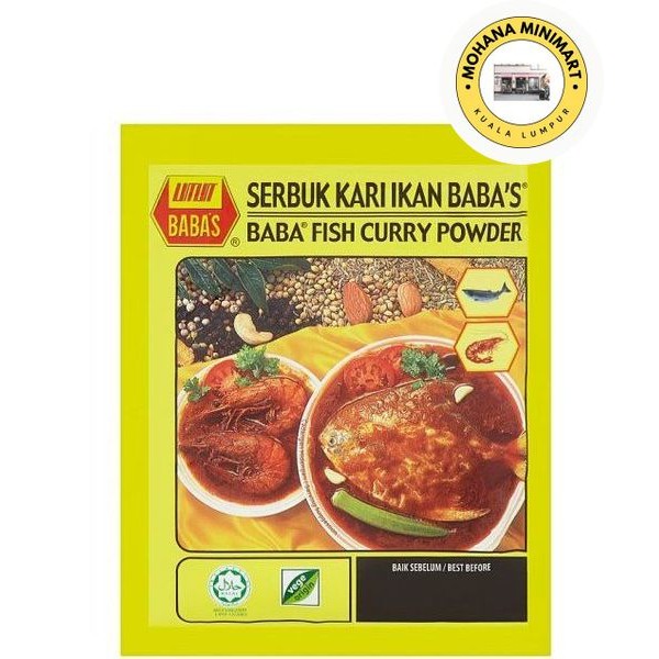 Baba's Fish Curry Powder 25g | Serbuk Kari Ikan Baba's 25g | Shopee ...