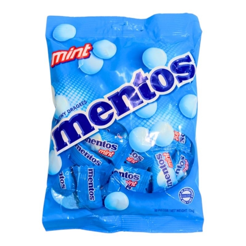 Permen Mentos rasa Mint/Buah Kemasan 135g/50butir. | Shopee Malaysia