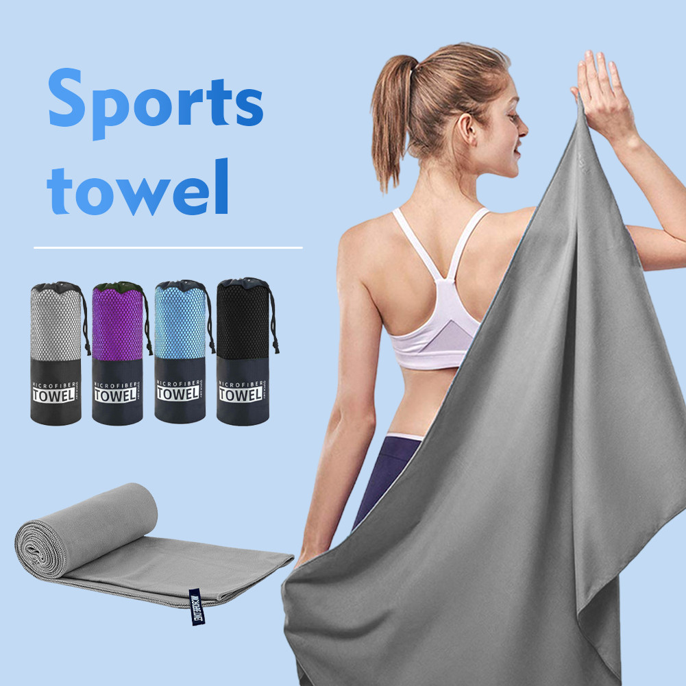 Microfiber Quick Dry Sports Towel Super Absorbent Bath Towel Yoga Sport ...