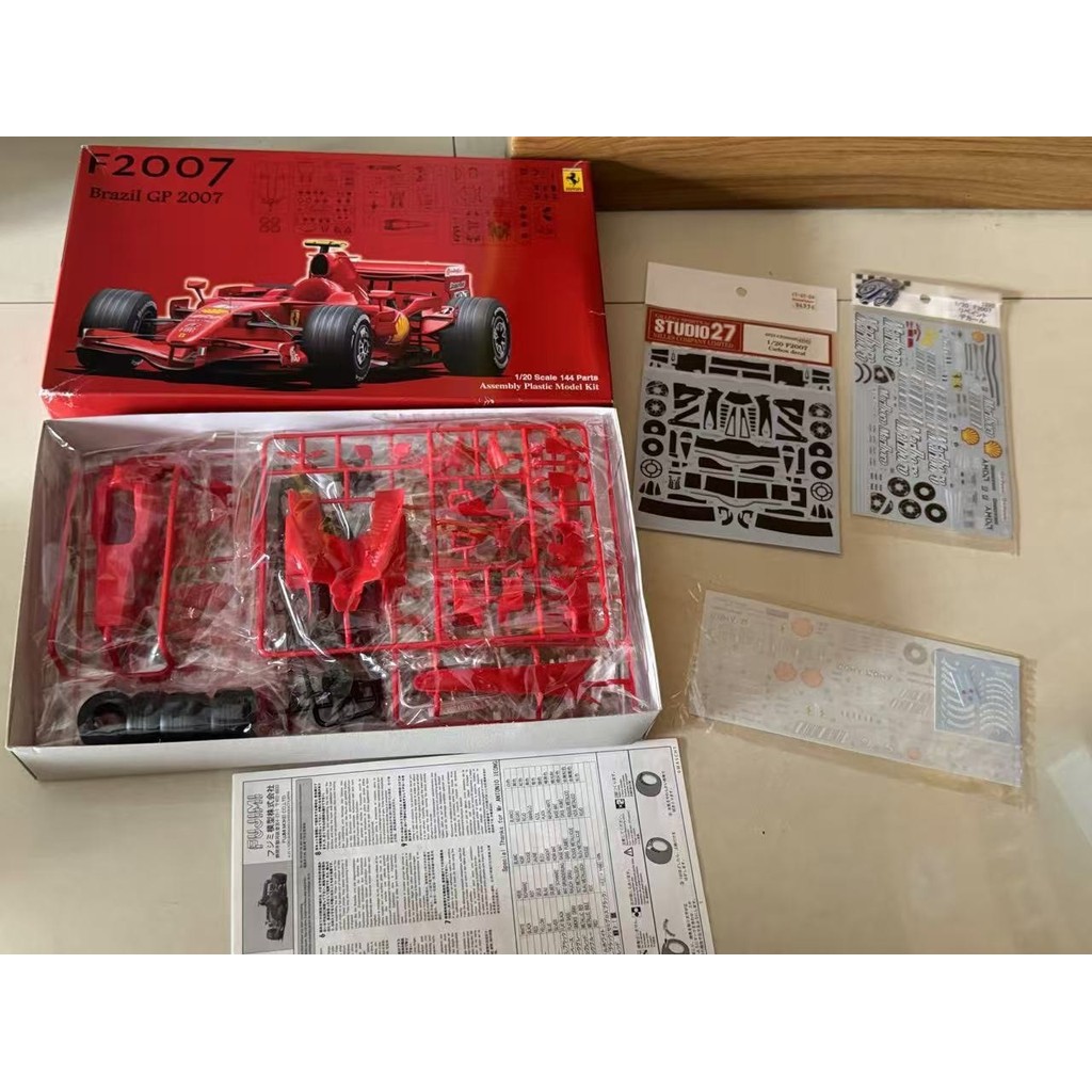 Fujimi Out-of-Print Kimi F1 Ferrari F2007 Ferrari, Water Stickers ...