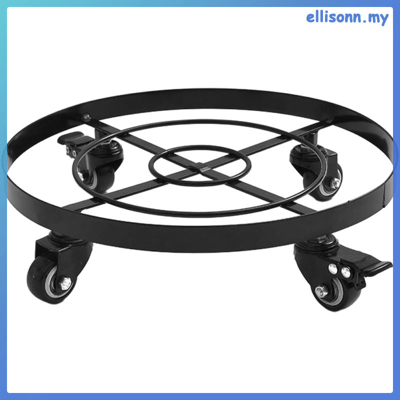 Plant Bottom Watering Tray Dolly with Caster Roller Base Indoor Stand ...