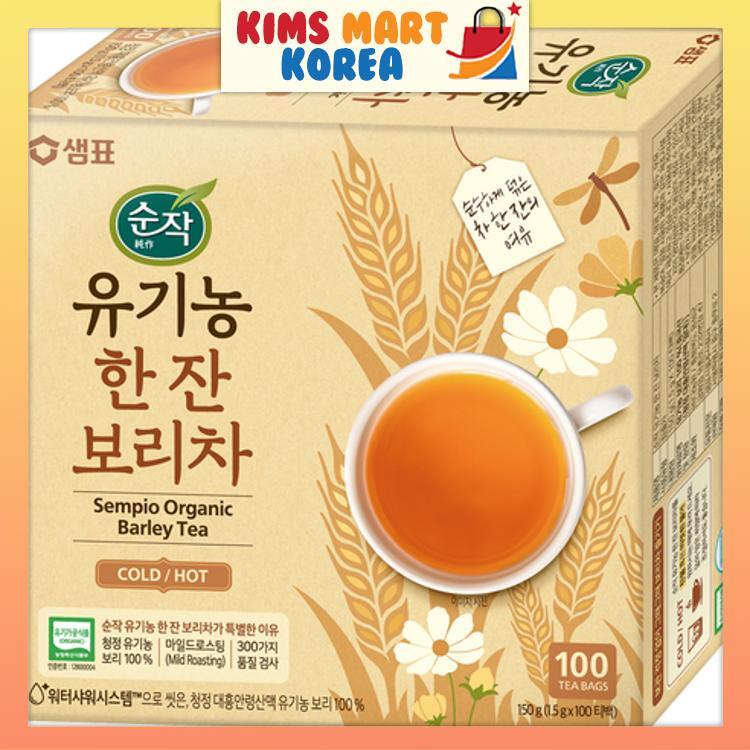 Sempio Sunjak Organic Barley Tea Korean Drink Food 1.5g x 100pcs ...