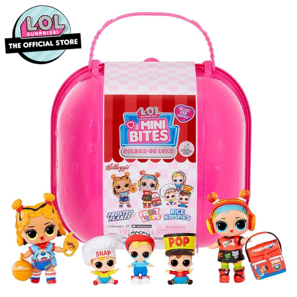 LOL Surprise Loves Mini Sweets Series 3 Deluxe Kelloggs With 5 Dolls ...