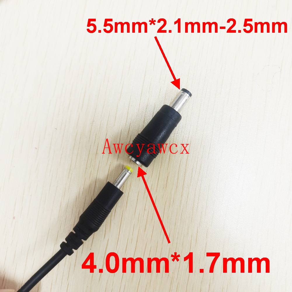 DC Jack Female 3.5mm 1.35mm 4.0mm 1.7mm convert To Male 5.5mm 2.1mm 2.5mm plug adapter change ...