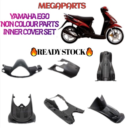 EGO V1 YAMAHA FIRST MODEL INNER BODY COVER SET NON COLOUR PARTS HLD EGO ...
