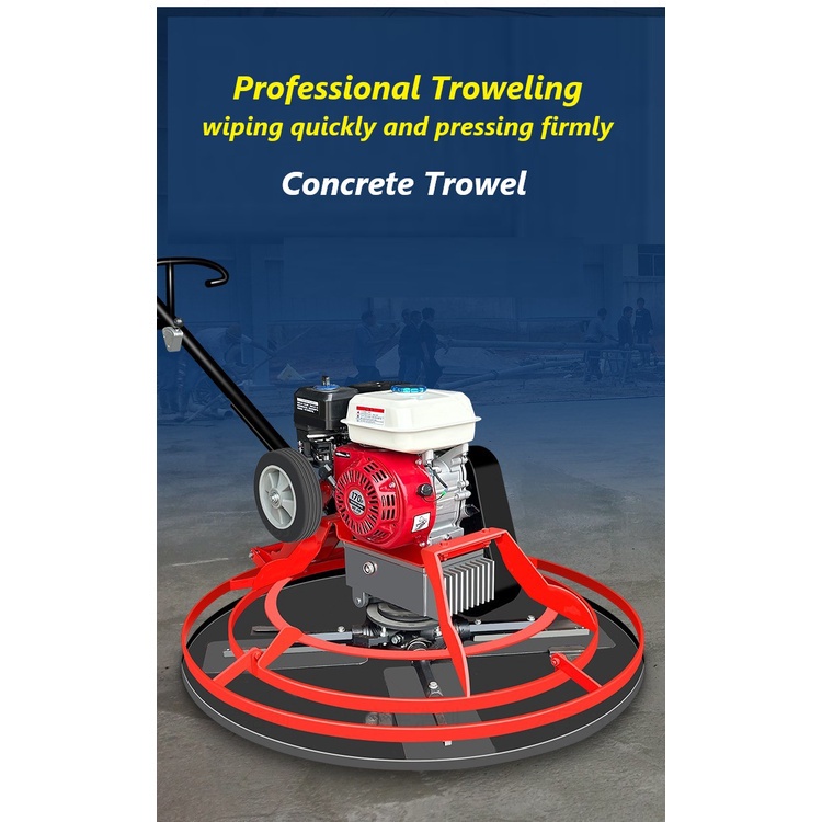 Shopping Hand Push Electric / Gasoline Concrete Trowel Cement Pavement ...