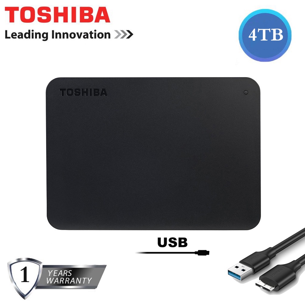 Toshiba 4TB External hard drive 1tb 2tb 4tb Mobile Hard Disk USB 3.0 ...