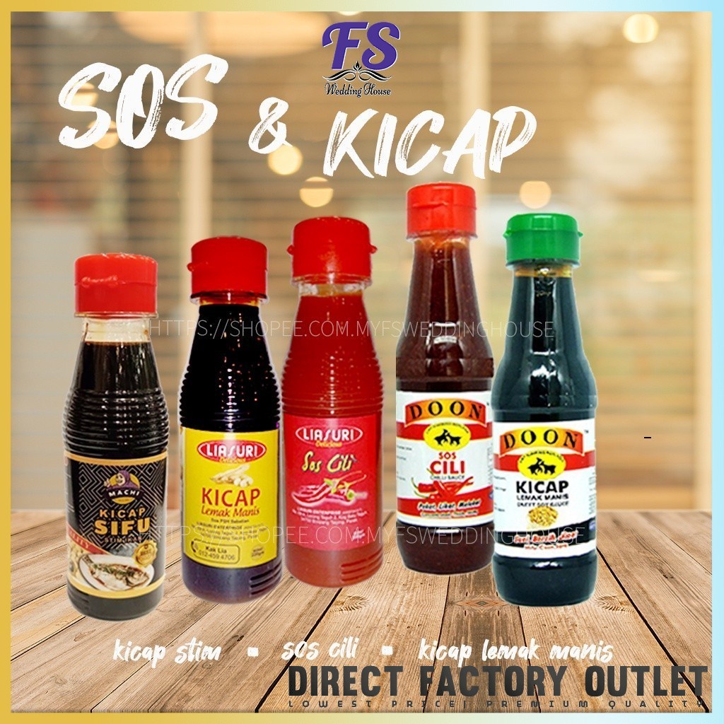 1 botol - Doorgift Sos Cili/Doofgift Kicap/Doofgift Sos/Kicap mini/Cili ...