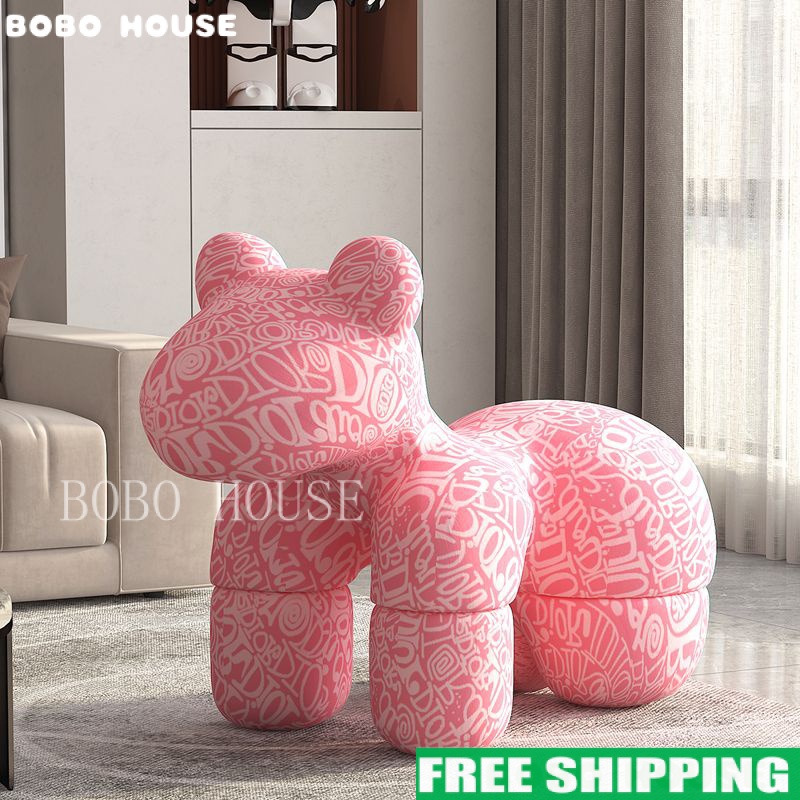 Pony Chair Living Room Floor Home Decoration Creative Baby Seat Cartoon ...