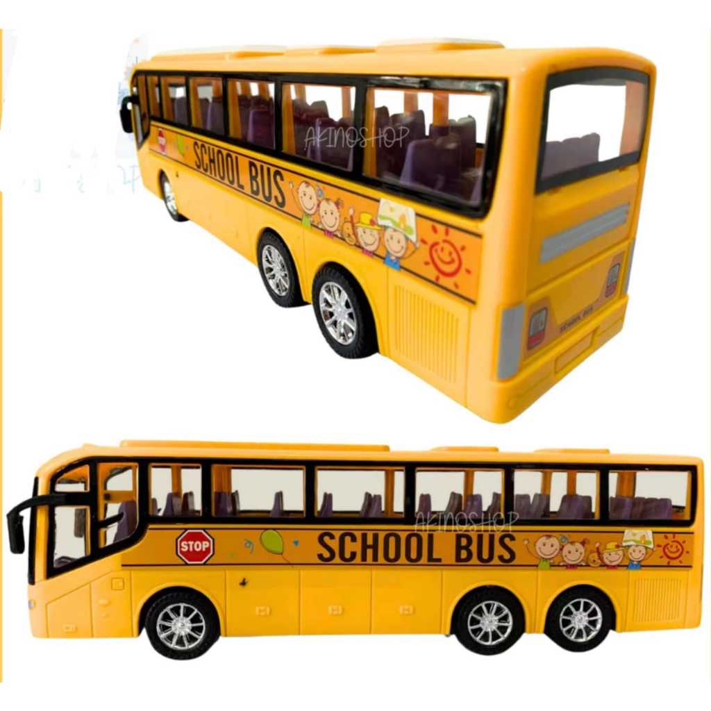 KIDS PULL TOY SCHOOL BUS / SCHOOL BUS MINI MODEL TOY / MINI SCHOOL BUS ...