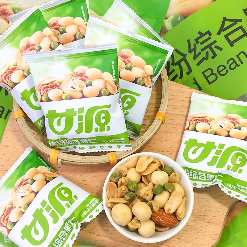 ZEJUN 乾元五彩豆206g每日坚果混合干果零食零食食品Qianyuan Colorful Bean 206g Daily Nut ...