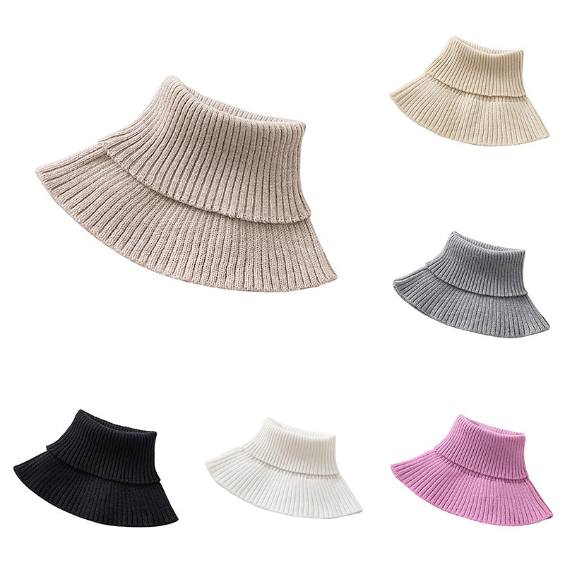(JMBX)Women Winter Warm 1 Circle Knit Wool Neck Scarf Snood Ring ...