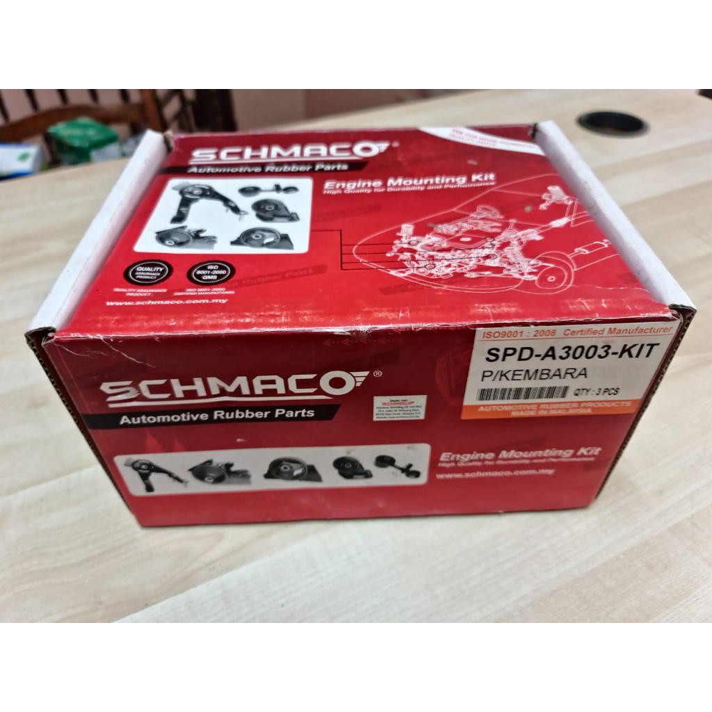 SCHMACO BRAND ENGINE MOUNTING SET PERODUA KEMBARA 1.3 (SPD-A3003-KIT ...