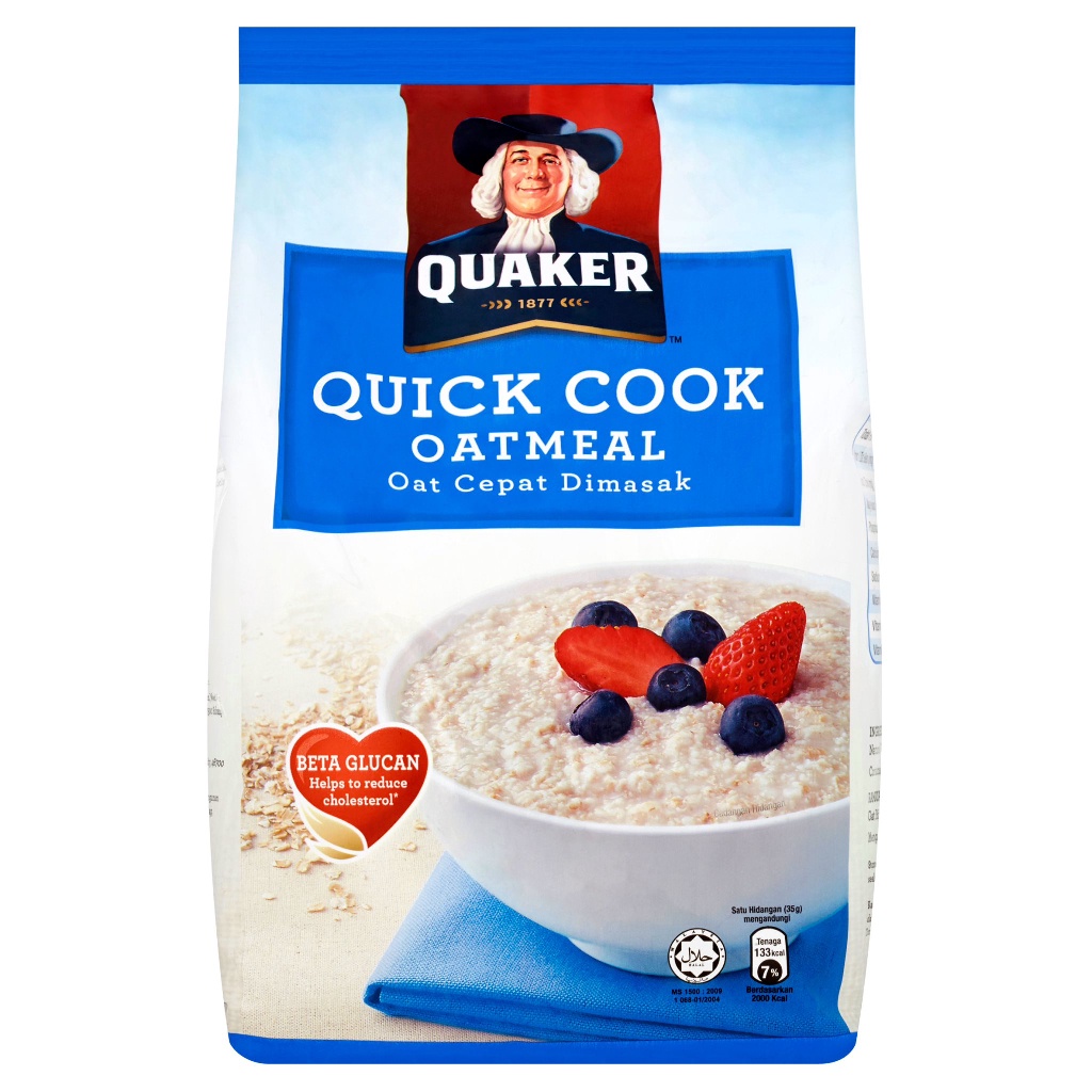 Quaker Quick Cook Oatmeal (800g) | Shopee Malaysia