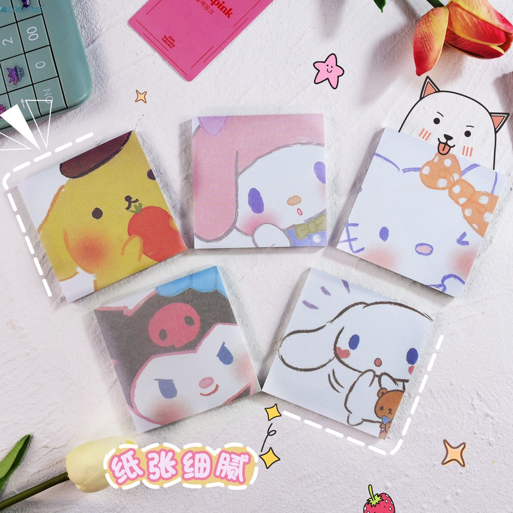 ⚡IN STOCK⚡ Sanrio Memo Paper Notebook Sticky Note Stickers Cute Hello ...