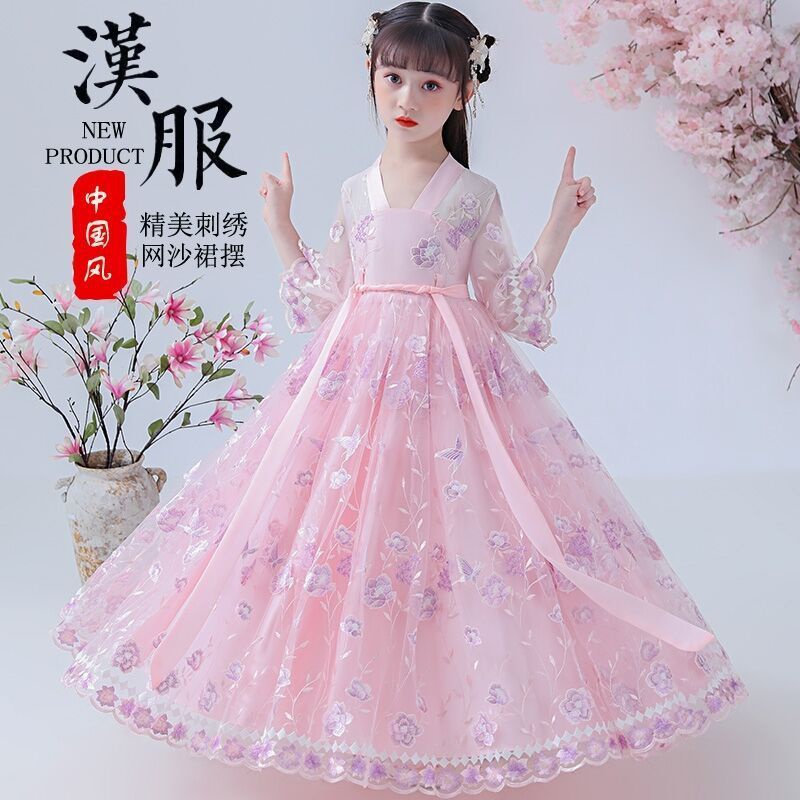 Dress budak perempuan Gaun budak perempuan Girls' Dress Summer New ...