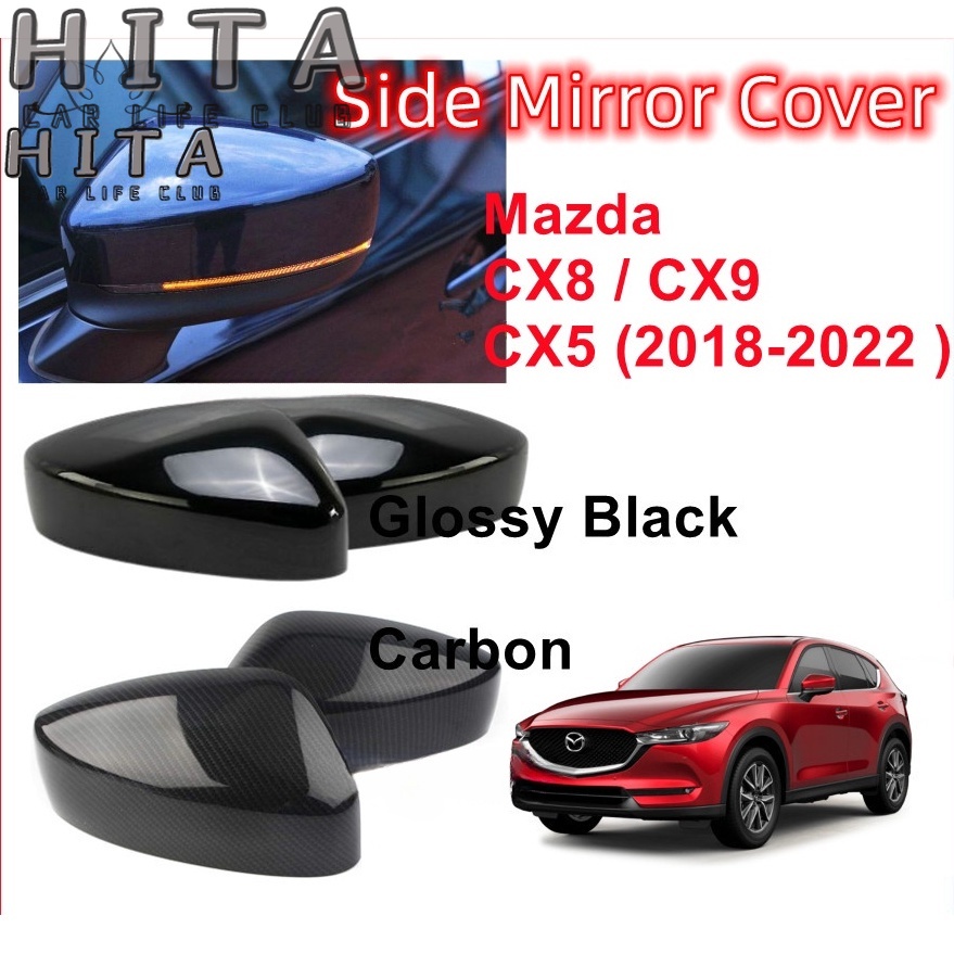 Mazda CX5 2nd Gen 2017-2024 CX8 CX9 Side Mirror Cover Exterior Car ...