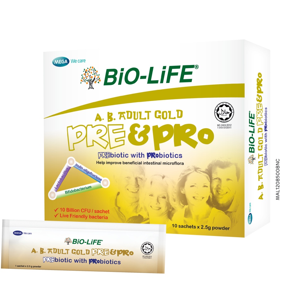 Bio Life Adult Gold Prebiotic With Probiotics | Shopee Malaysia