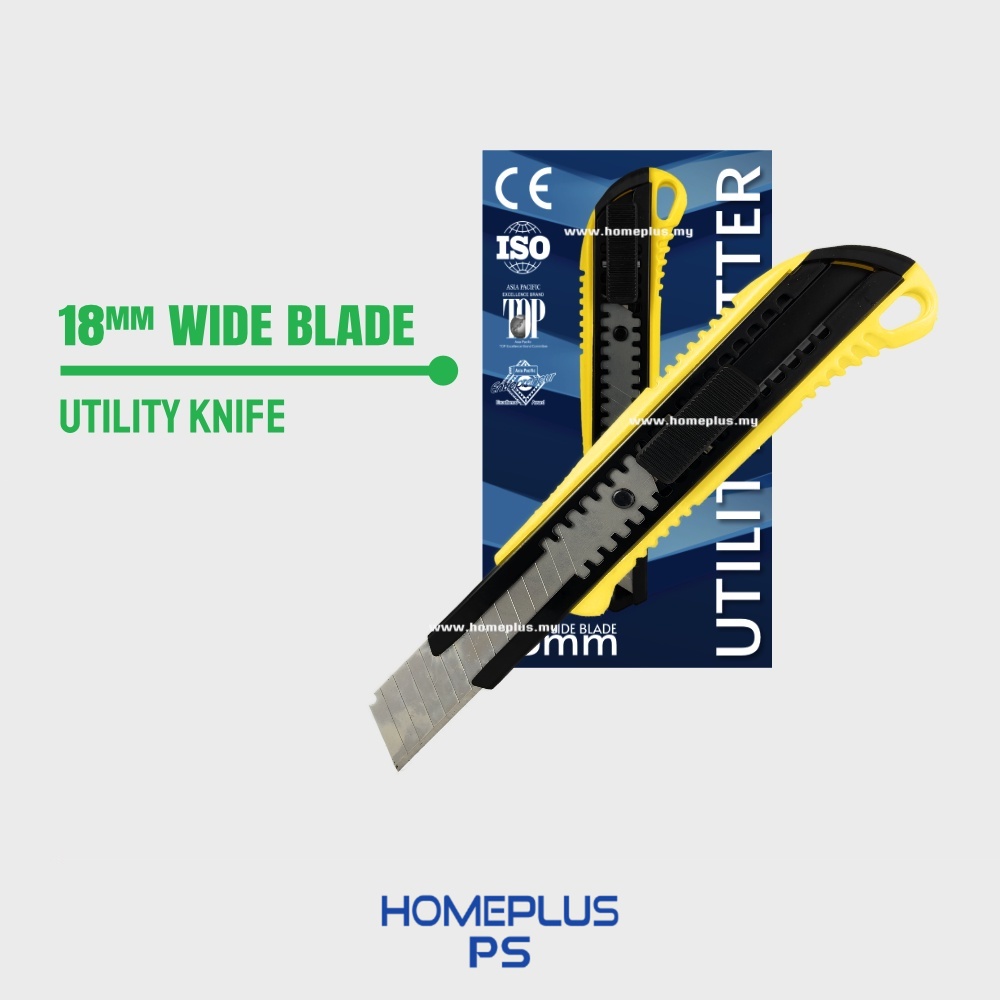 1 Blade Retractable Utility Hand Cutter Snap Off Razor Carton Box ...